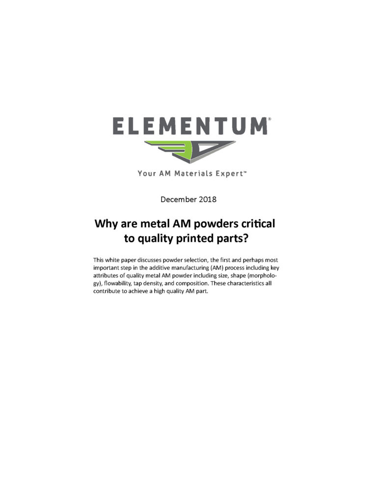 White Papers - Elementum 3D