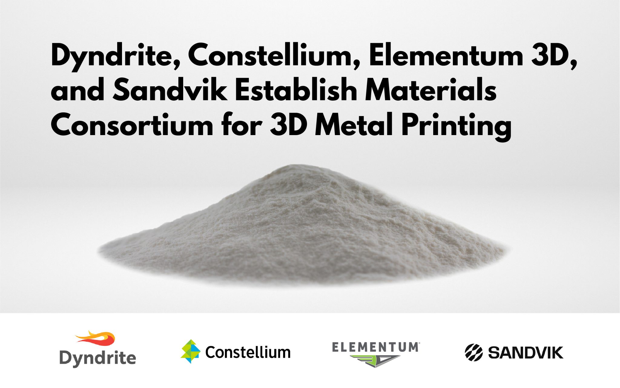 Dyndrite, Constellium, Elementum 3D, and Sandvik Establish Materials Consortium for 3D Metal ...